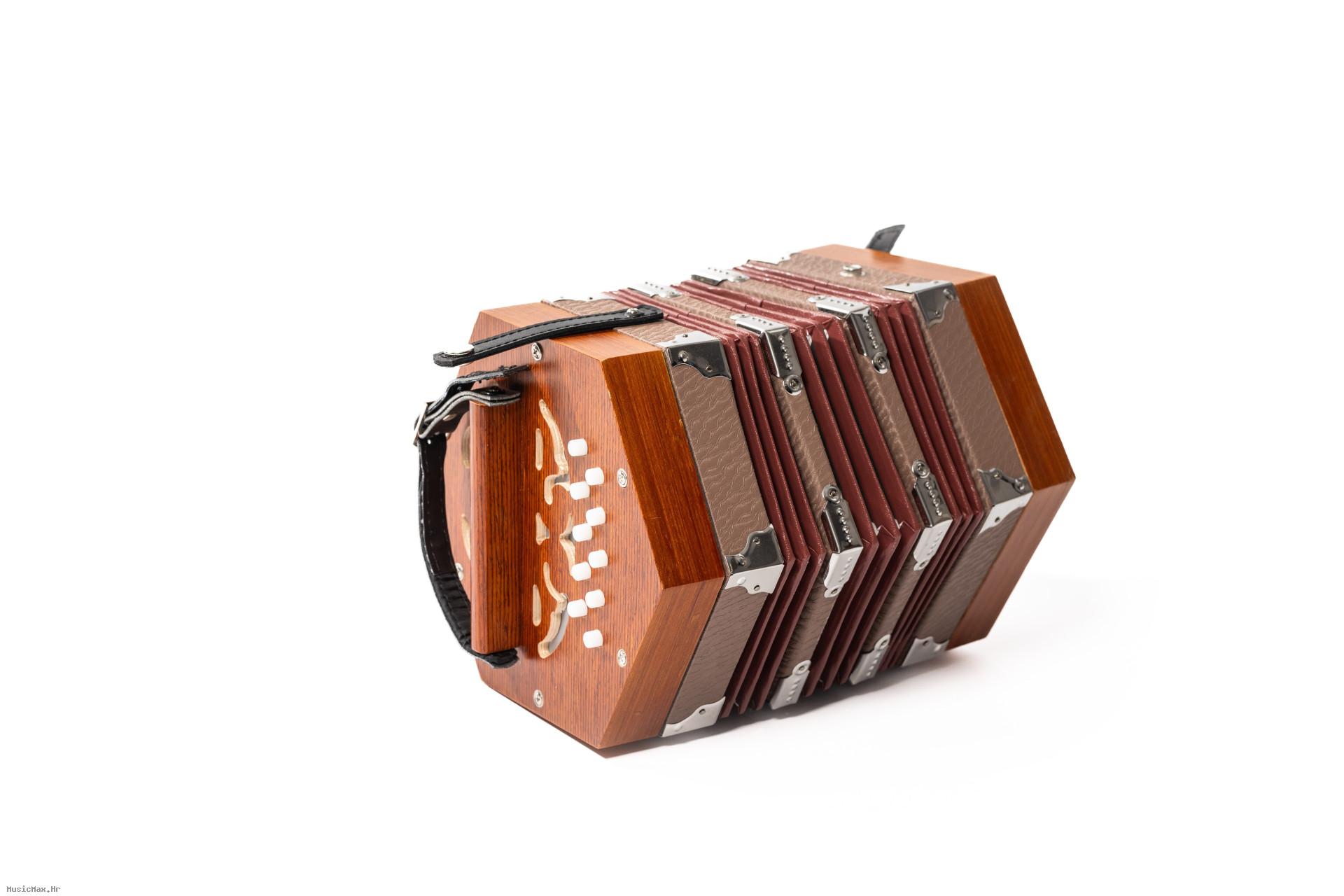 kupi GOLDENCUP JBC20 20 KEY WOOD VENEER CONCERTINA harmonika glazbeni ...